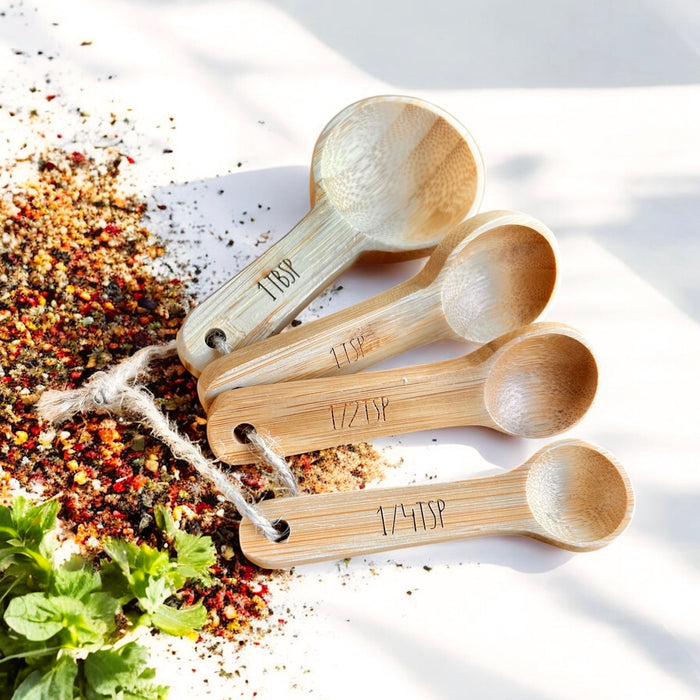 Bamboo Measuring Spoons Set | Bamboo Switch