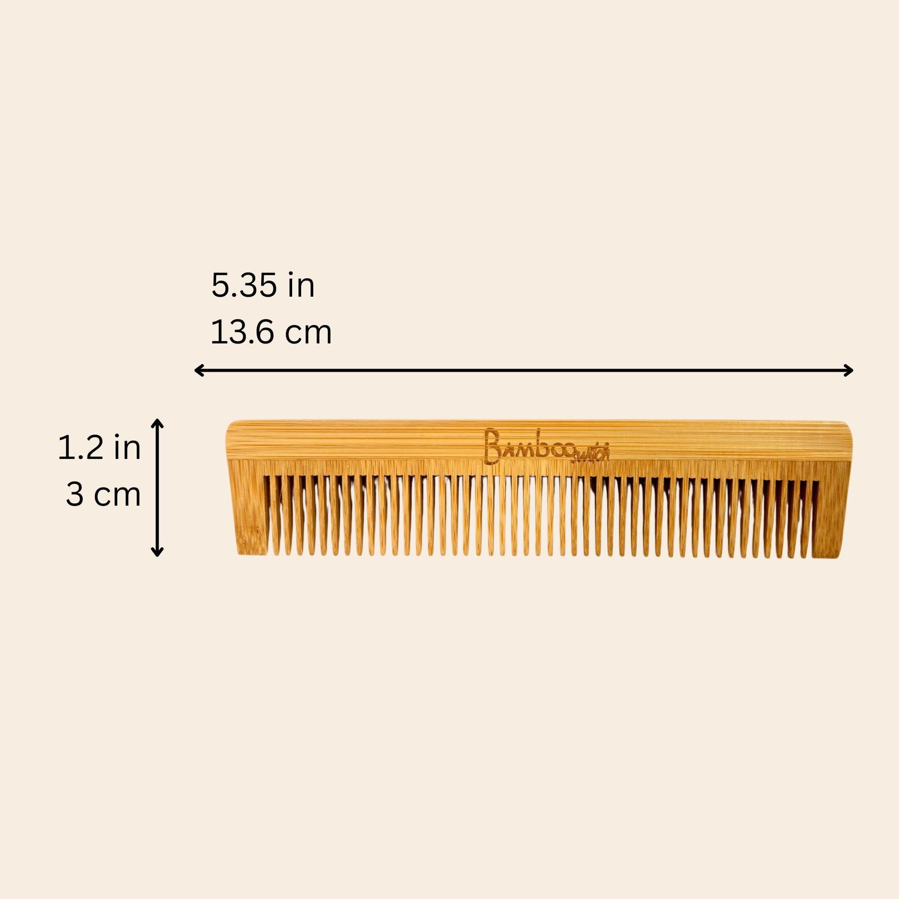 Bamboo Natural Pocket Comb | Bamboo Switch®