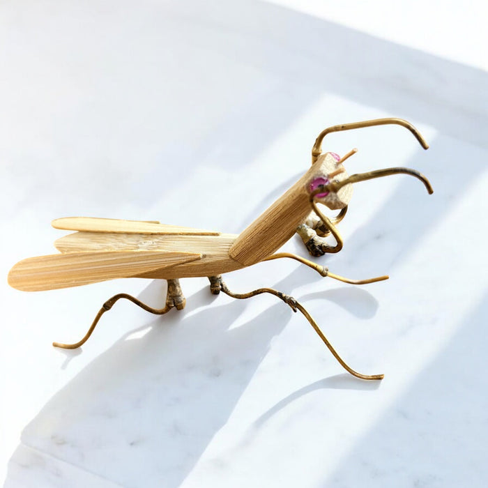 Bamboo Toy | Praying Mantis Sculpture | Bamboo Switch®