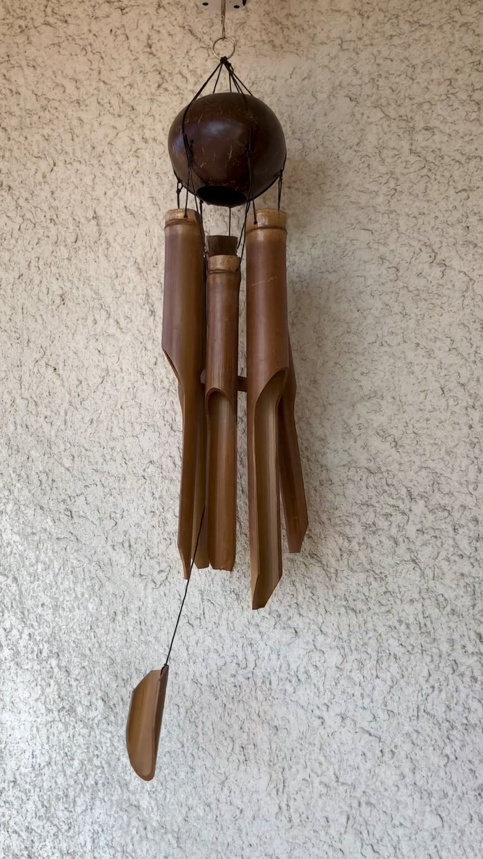 Bamboo Wind Chimes | Natural Outdoor Decor | Bamboo Switch®