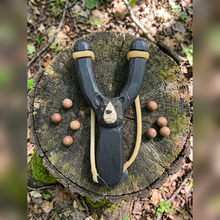 Wooden Animal Slingshot | Montessori Toy | Bamboo Switch®