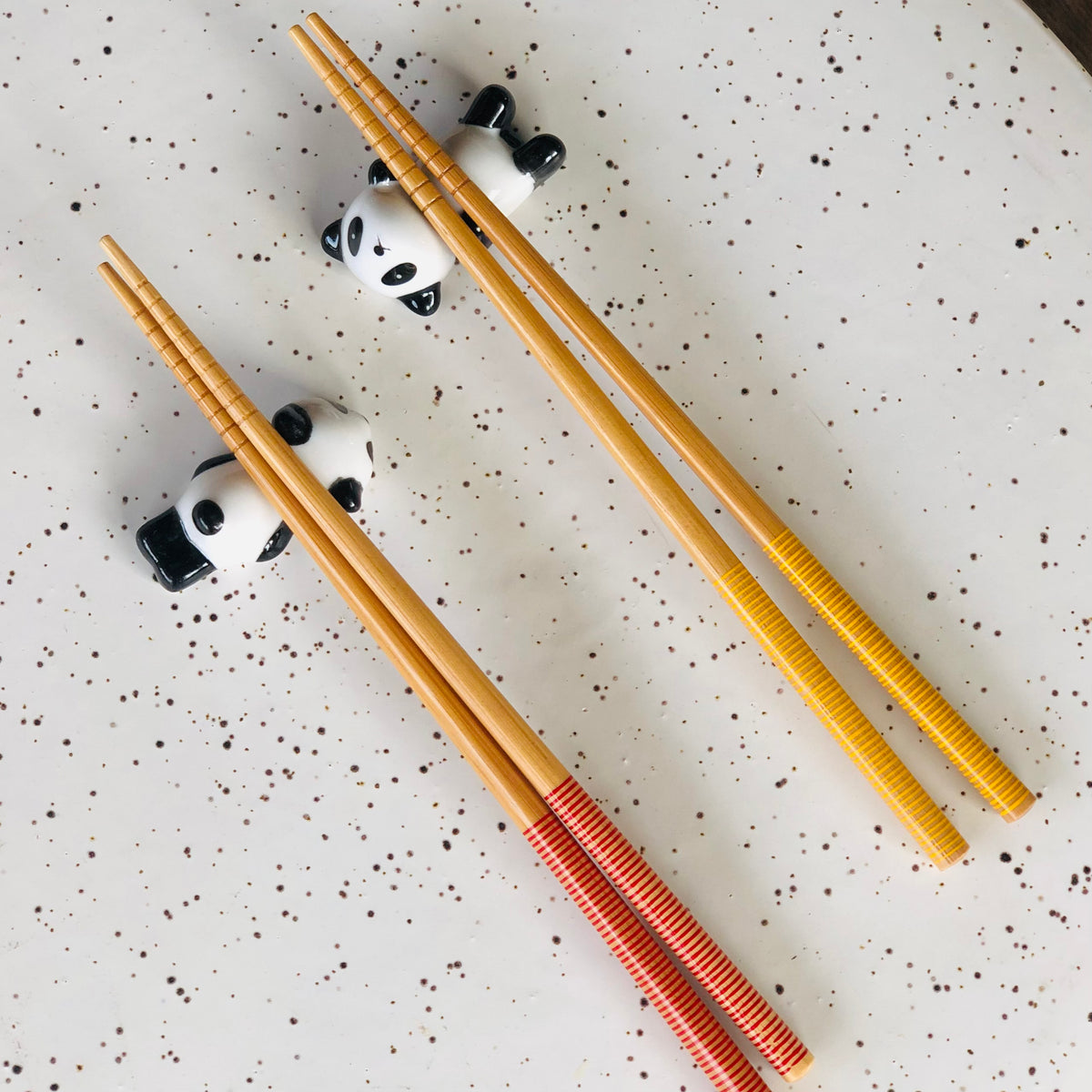 Panda Chopstick Rest | Set of 2 | Bamboo Switch®